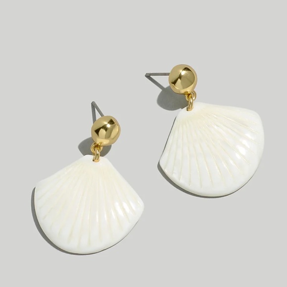 Madewell | Jewelry | New Madewell Enamel Shell Statement Earrings ...